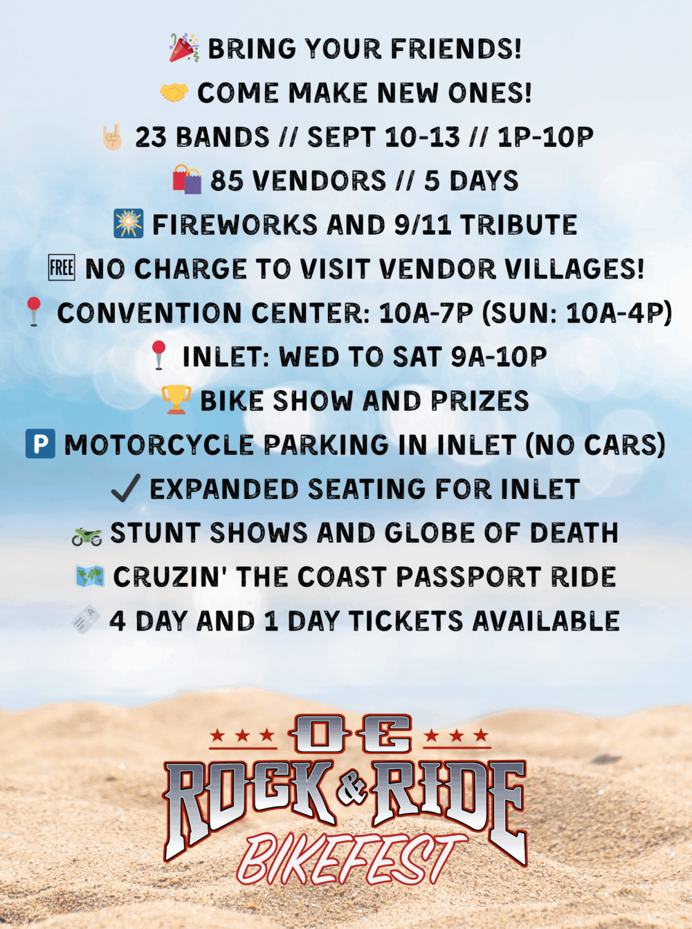 OC Rock & Ride: Bikefest 2025 - OCMDHotels