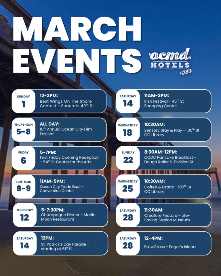 March Events in OCMD | Ocean City MD Spring Guide